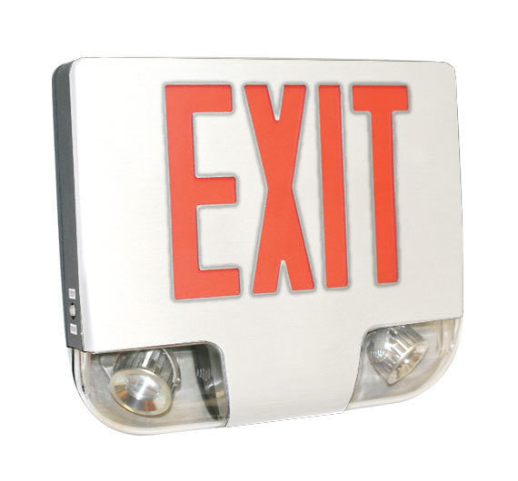 Combo Die Cast Exit Emergency Light With Dual 120/277 Voltage ...